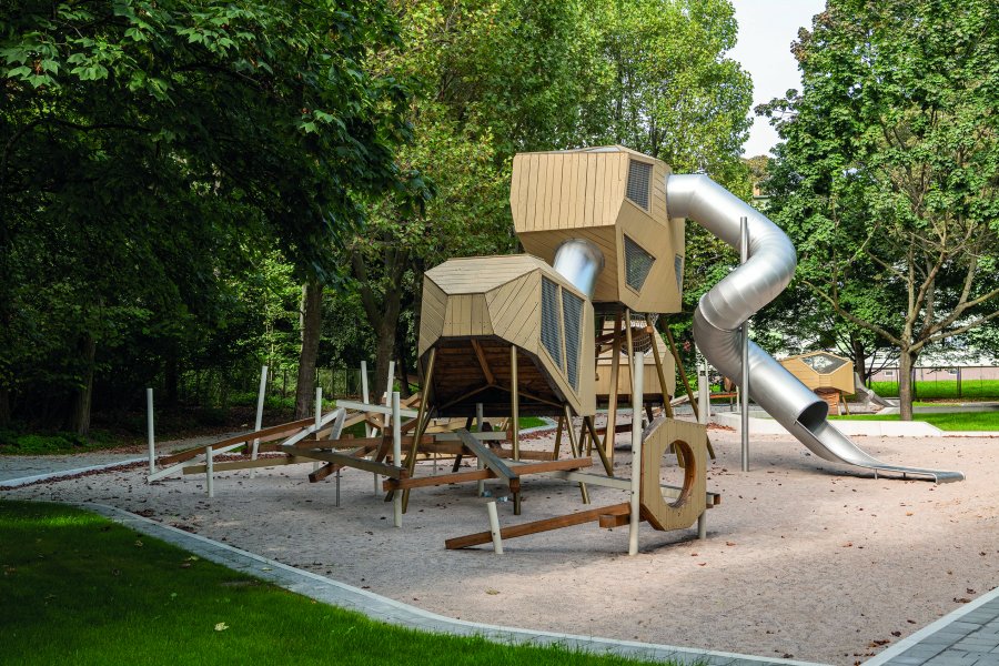 Lueders Park`N`Play in Copenhagen, Denmark • Playground@Landscape